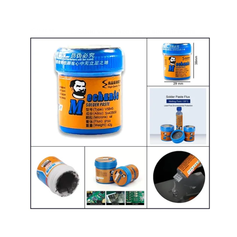 Lead-free low-temperature solder paste (low-melting point tin) 138°C ...