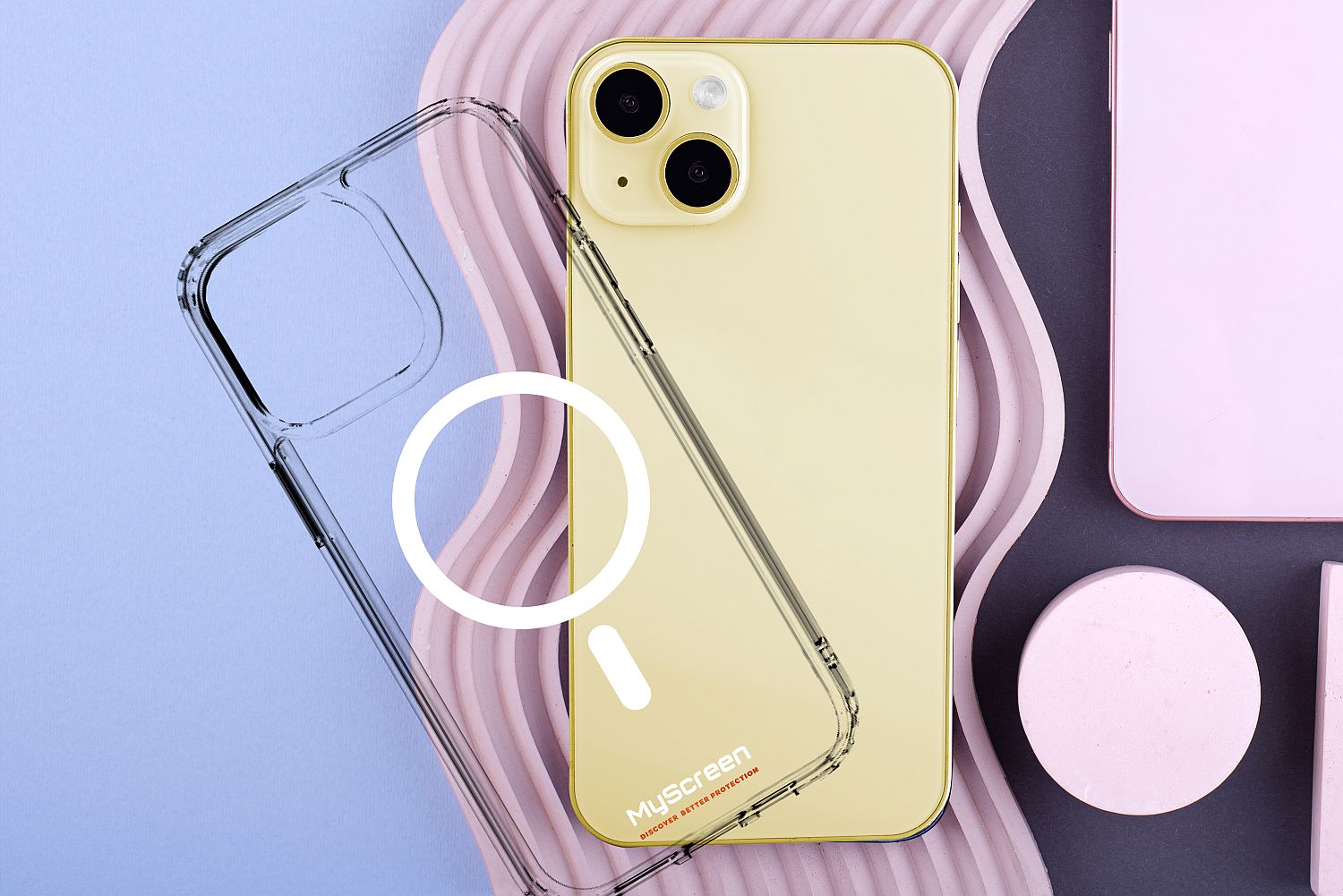 Ekologiczne Etui MagSafe MyScreen REVO Clear Case - iPhone 15 Pro