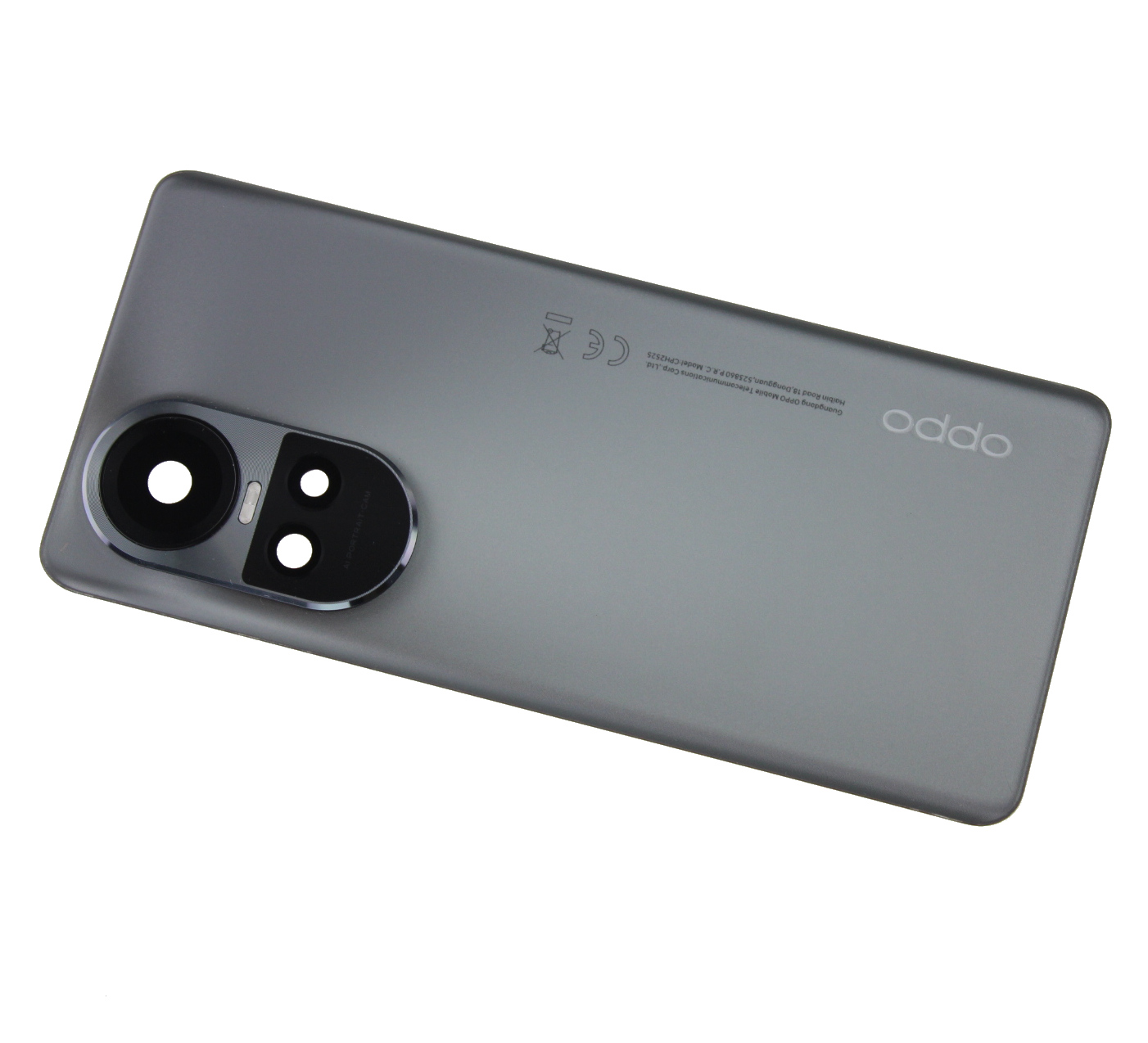 Oryginalna Klapka baterii Oppo Reno 10 Pro - Szara (Demontaż) CPH2525